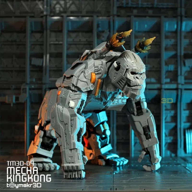 Mecha King Kong - Peça Colecionável - Articulado - Forge 3D Lab ...